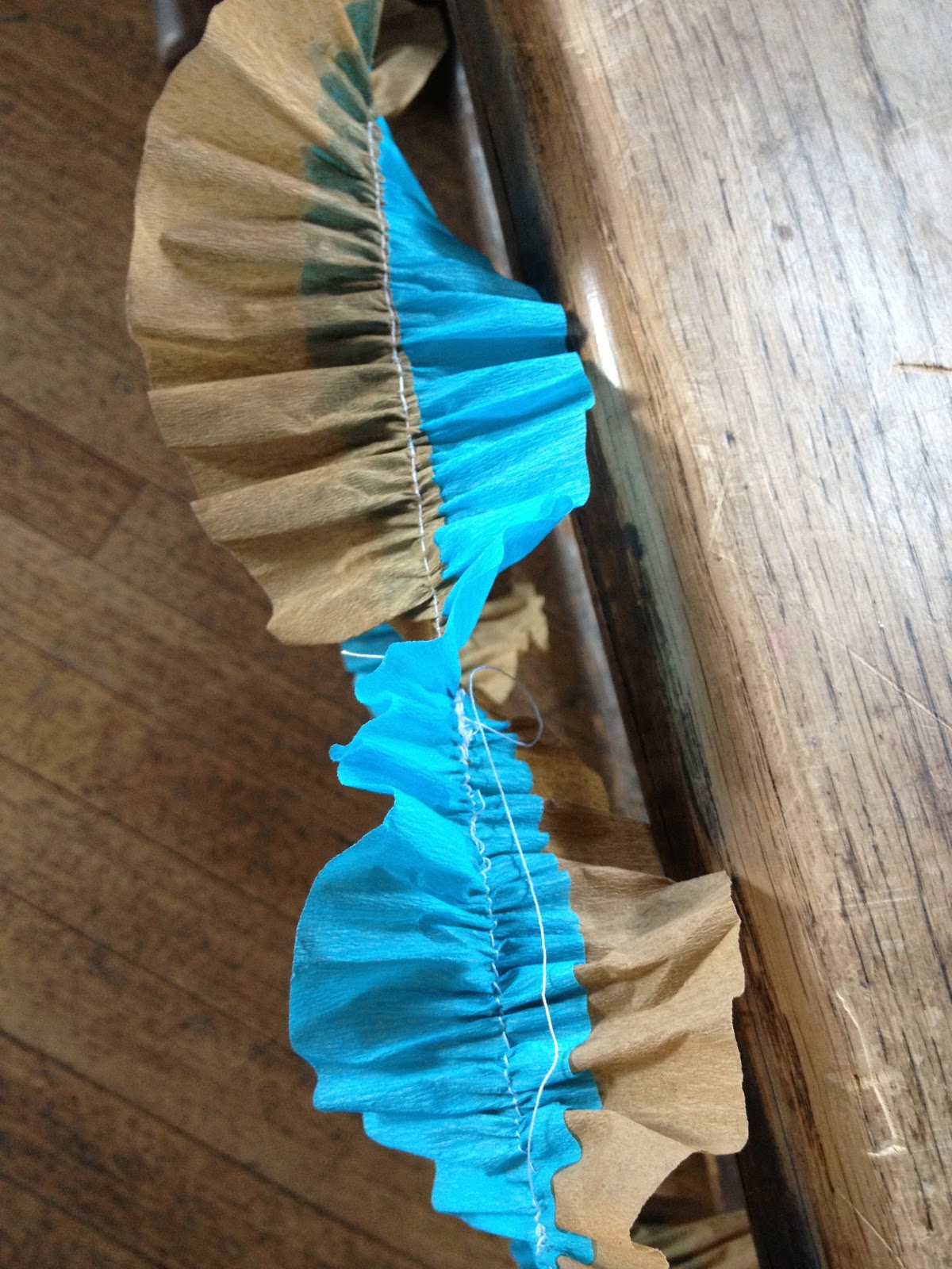 craftyandcake: Ruffle Streamers and Giant Tissue Paper Flowers