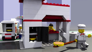 LEGO Rendering: Want some pizza? - Set 6350