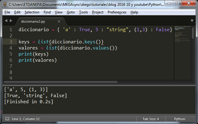Programación, tecnología y seguridad: 10. Diccionarios en Python