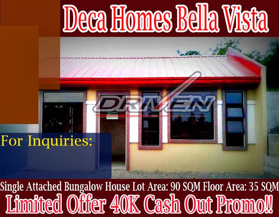 Low Cost Housing in the Philippines: Deca Homes Bella Vista Bungalow ...