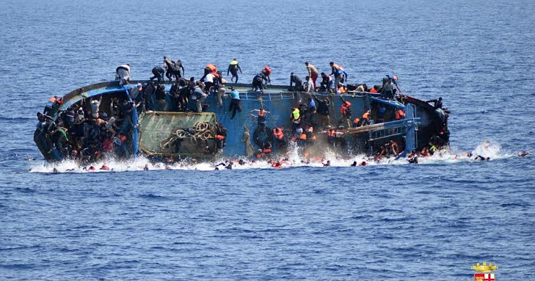 Heart-wrenching photos of migrants being flipped into the sea as their ...