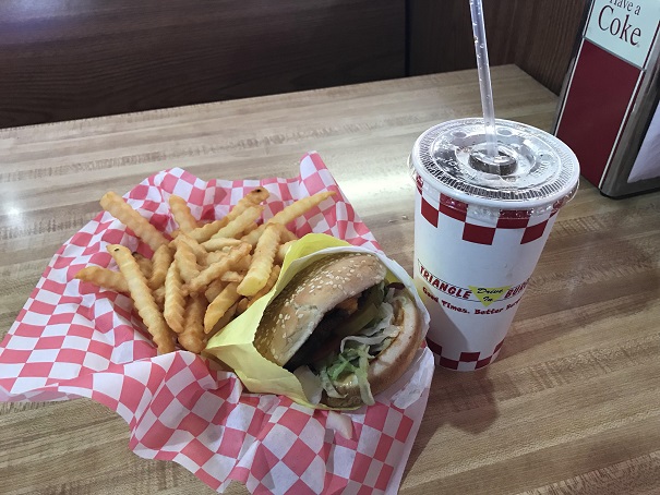 TRIANGLE BURGERS DRIVE IN--Fresno's vintage burger joint is a jewel