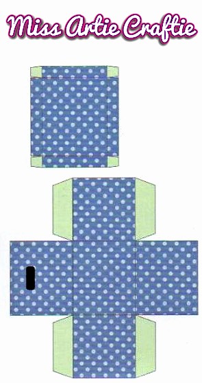 Miss Artie Craftie: Miniature Dollhouse Storage Box Template Printable