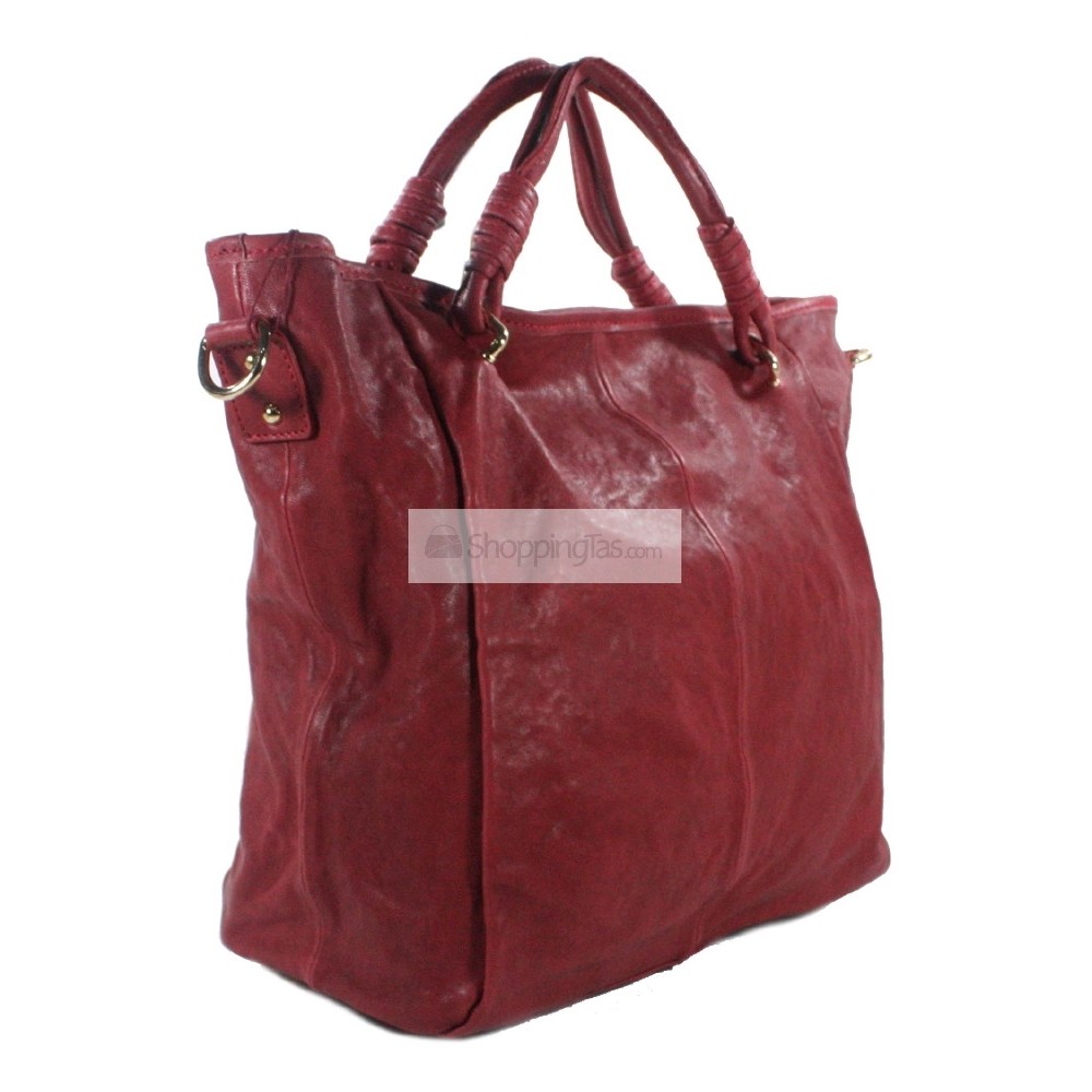Tas Kulit TK1206 Merah (Aneka Produk Tas Wanita) - Aneka Produk Tas Wanita