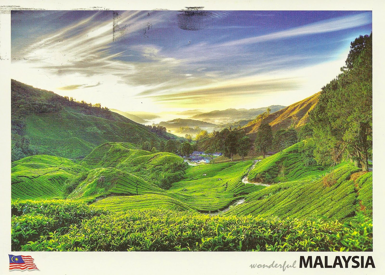 Postcards A world Travelogue: Pahang and Penang States- Malaysia