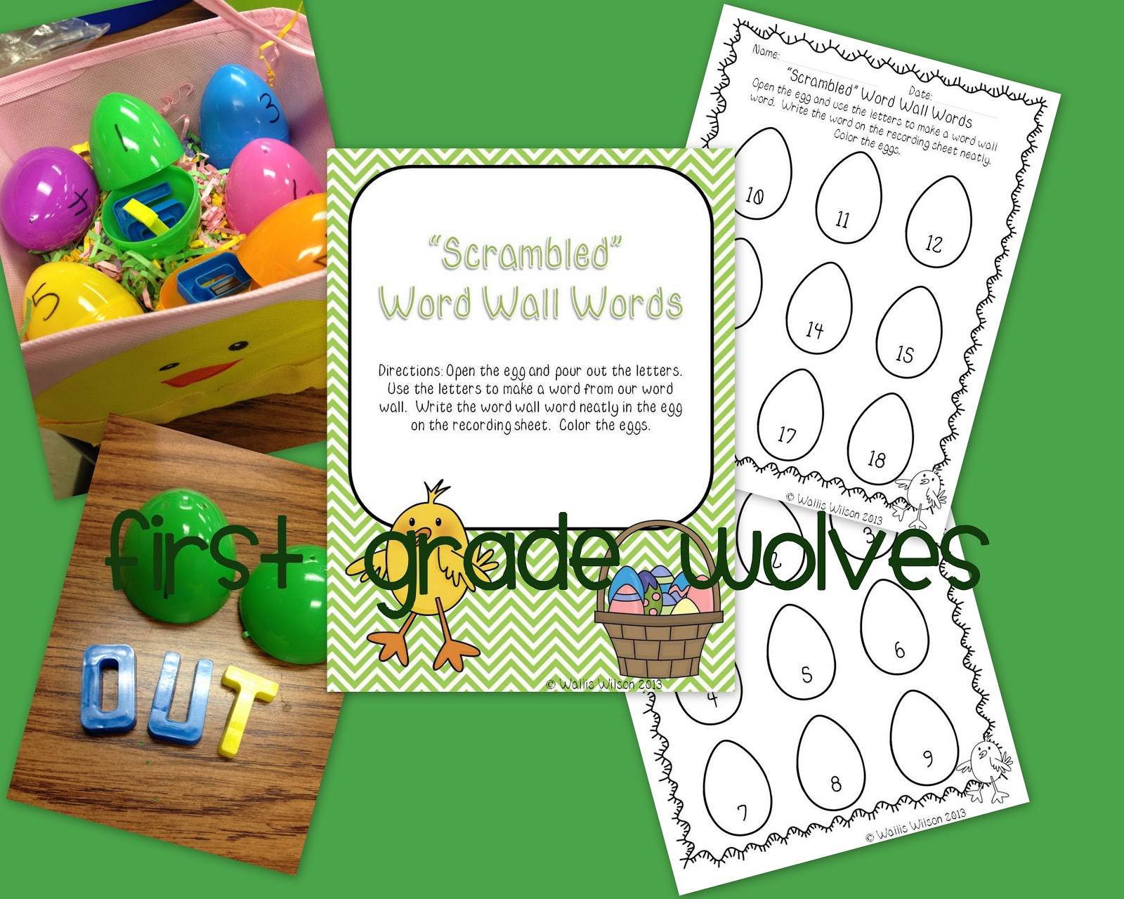 Ms. Wilson's Wolves: Math and Literacy with a Basket of Eggs.....Plus a ...