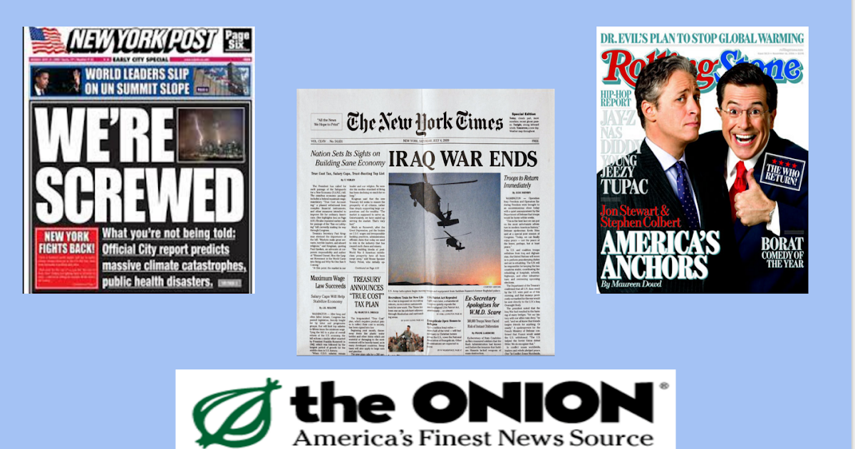 Networked Journalism Section Two: The Pros and Cons of "Fake" News