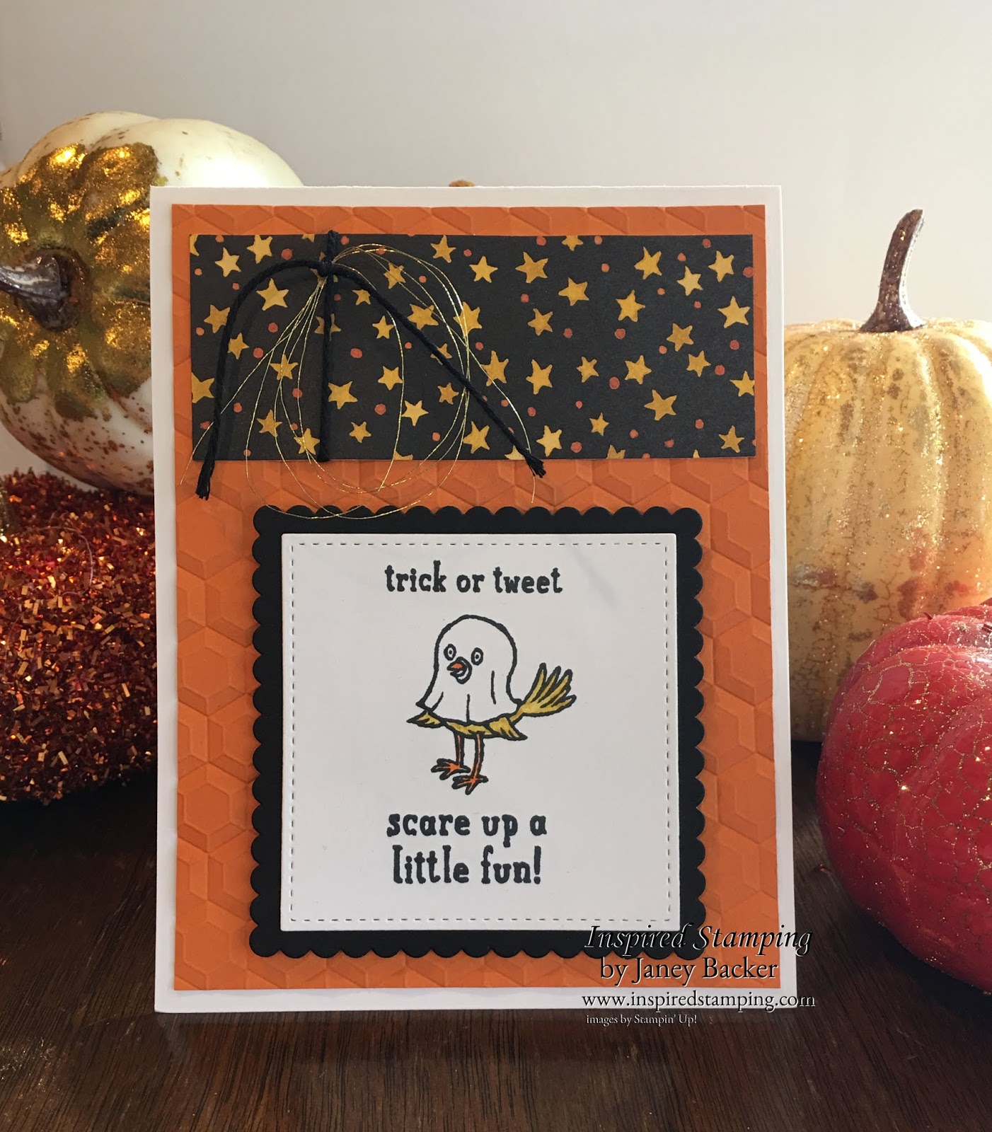 Inspired Stamping by Janey Backer: Team Swap Monday - Trick or Tweet