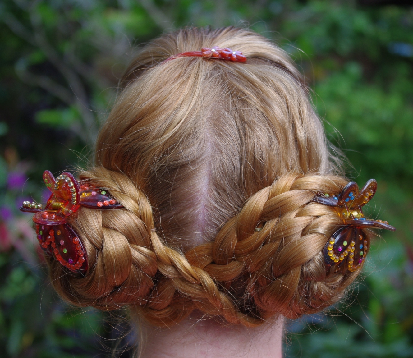 Braids & Hairstyles for Super Long Hair: Figure 8 Braided Buns~ my look ...