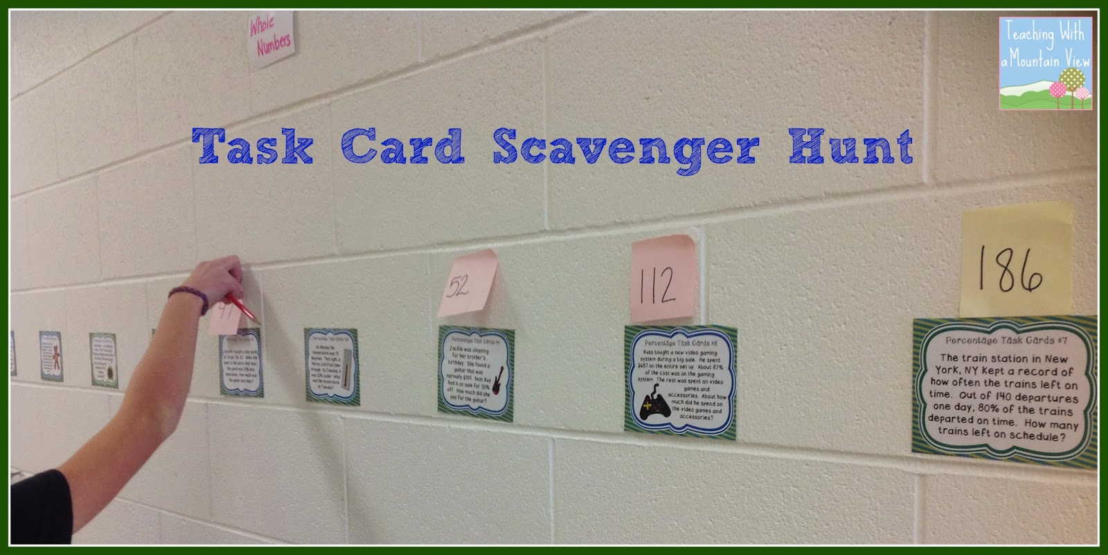 Task Card Corner: Two New Ideas for Using Task Cards!