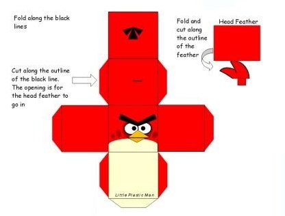 Angry Bird Origami Boxes | Munchkins and Mayhem