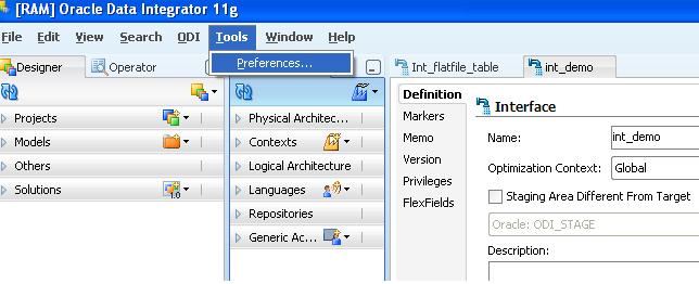 ODI Architecture Overview ~ Oracle Data Integrator