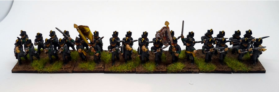 Too Much Lead: Austrian 15mm: Jager's and Artillery