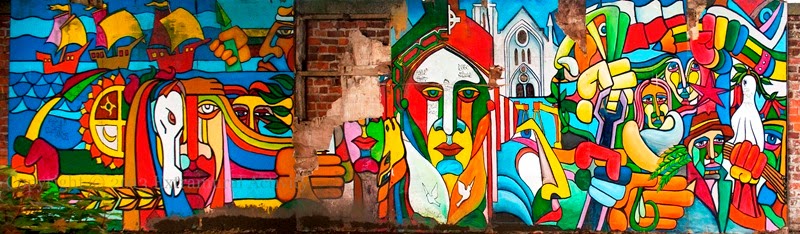 El arte es su máxima expresión : Imágenes Murales Modernos en Paredes ...