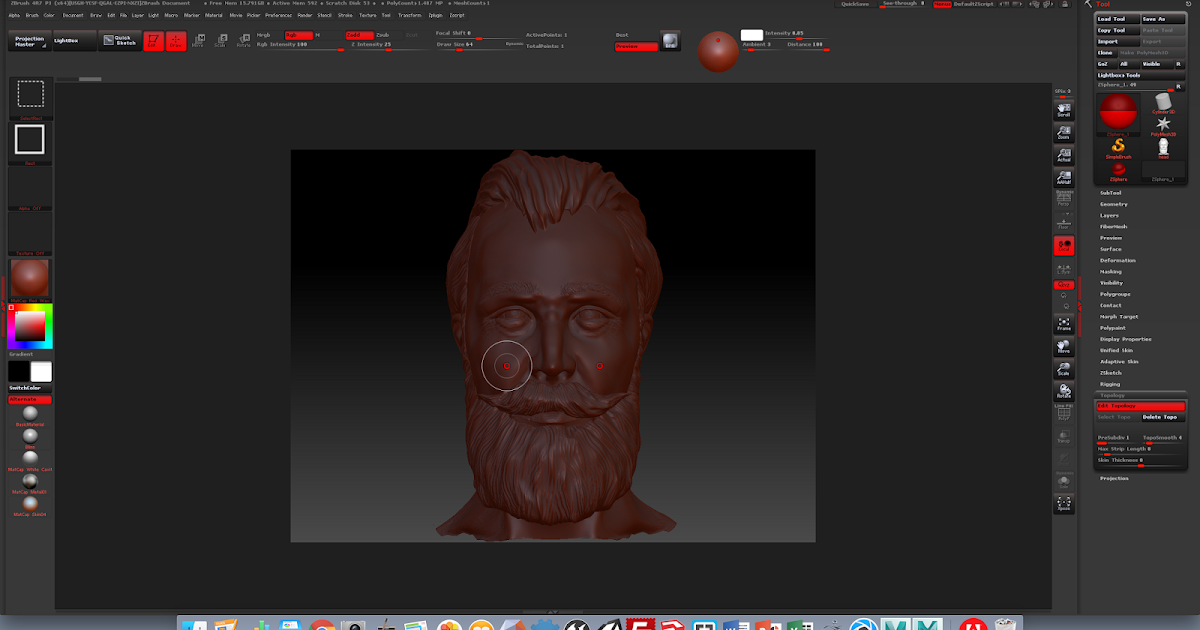 3D Modeling Records: Edit #1 on Retopo