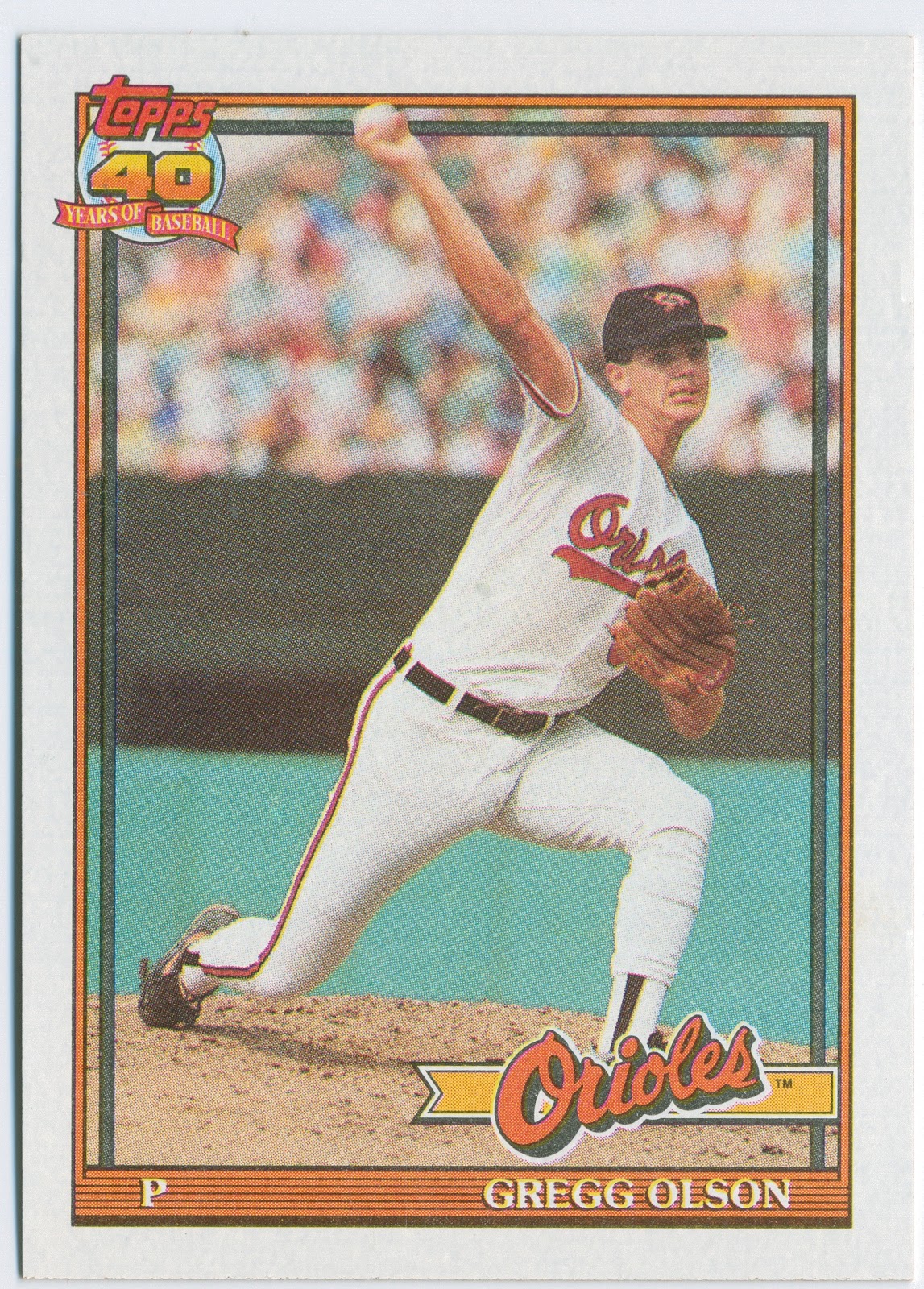 1991 Topps: #10 - Gregg Olson