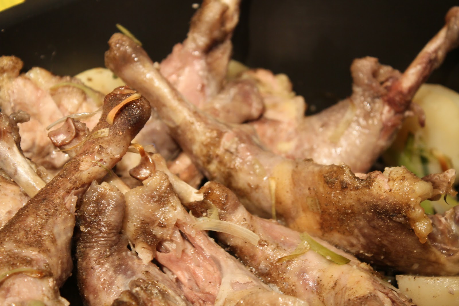 Mary's Food Journal: What to Do With a Dozen Guinea Fowl Legs