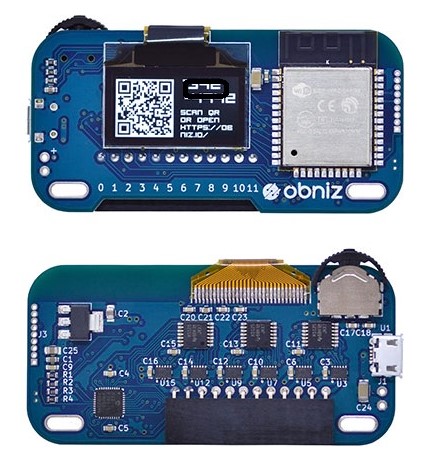 IchigoJam and Launchpad: obniz IoT WiFi to cloud