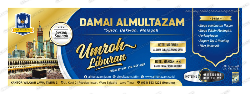 Contoh Desain Spanduk Banner Umroh Haji - Contoh Desain Banner Spanduk