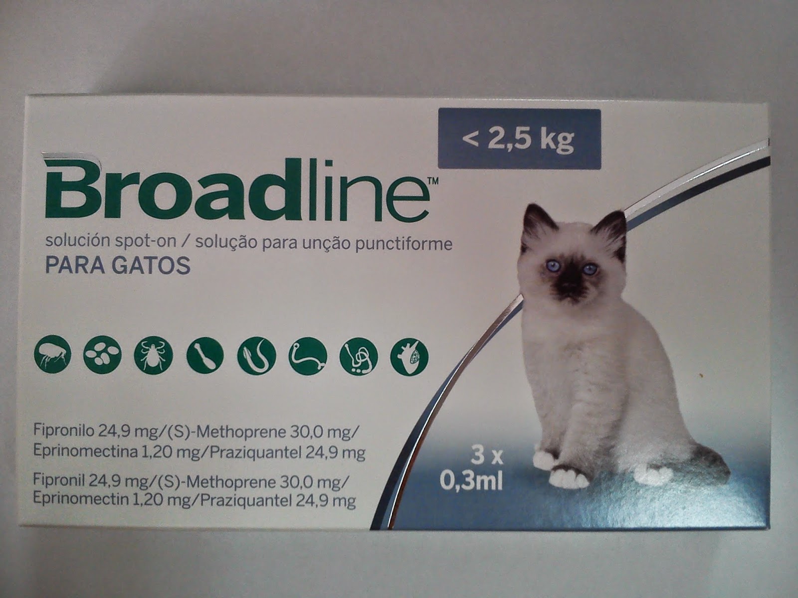 BROADLINE (ANTIPARASITARIO GATOS) ~ Clínica Veterinaria El Guirre