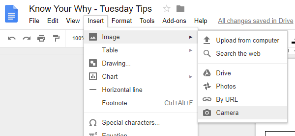 Know Your Why!: 5 Ways to Insert Images and Icons in Google Docs ...