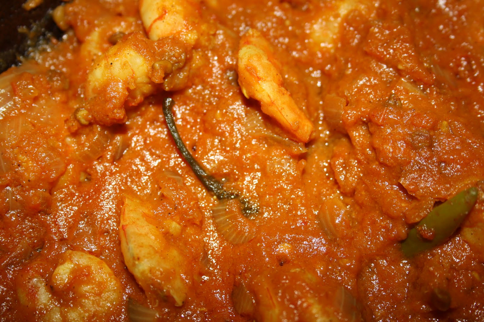 DARINGBEES: Chettinad Style Prawn Thokku