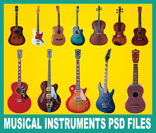 musical instruments psd free download | naveengfx