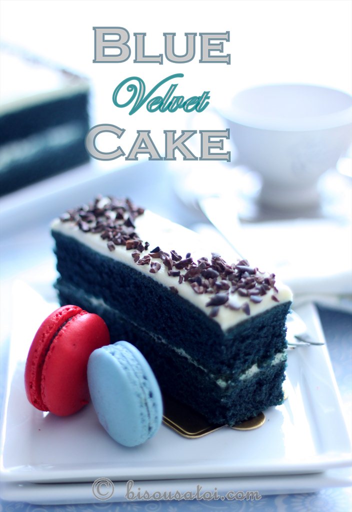 Blue Velvet Cake - Bisous À Toi