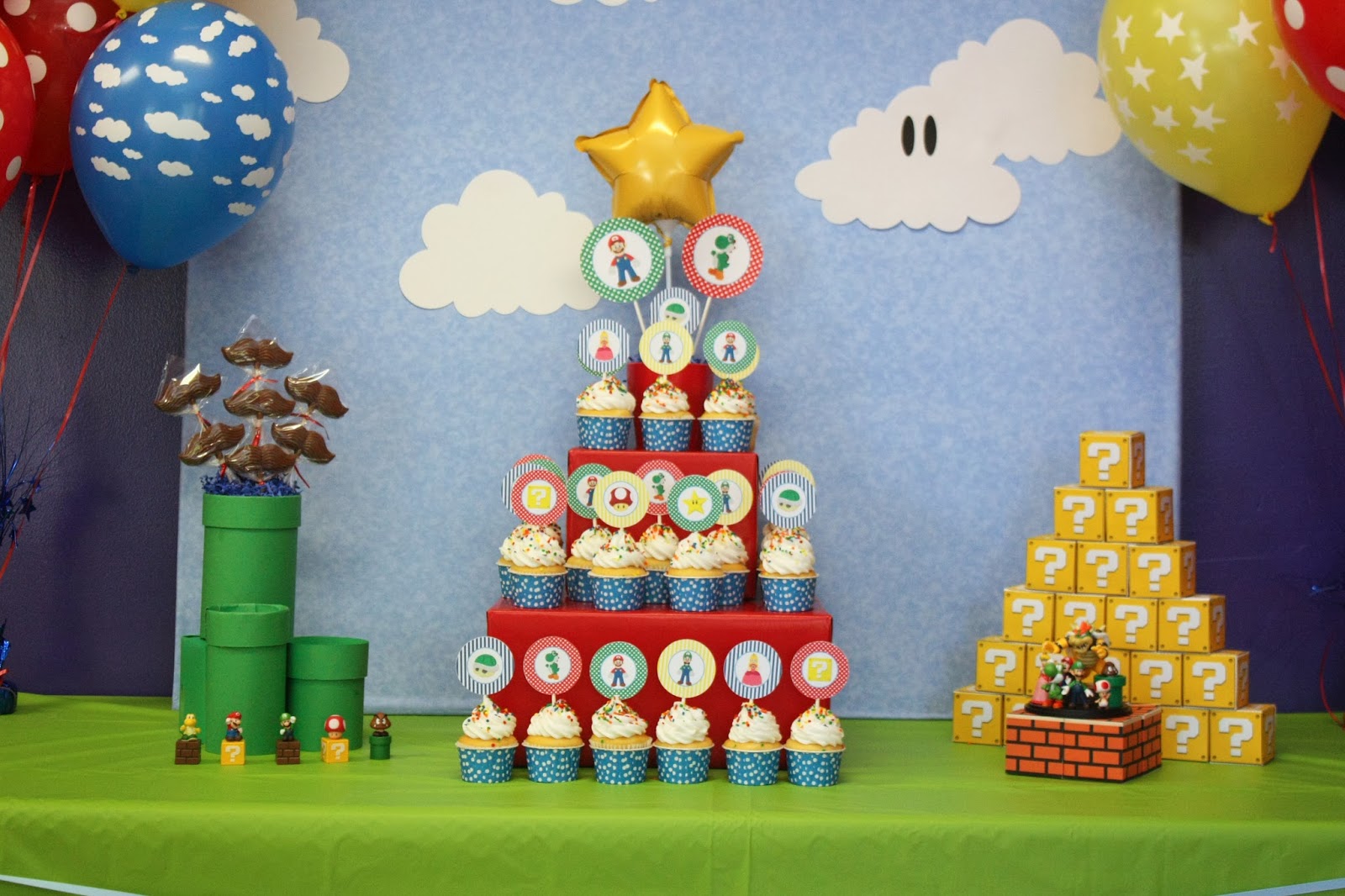 5M Creations: Mario Inspired Birthday Party - Mario Party Printable Package