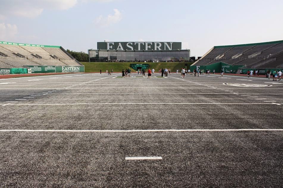 Michigan Exposures: The New Turf at Rynearson Stadium