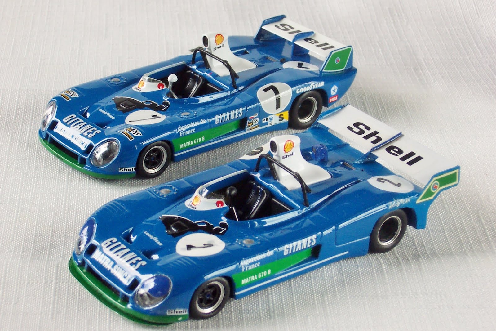 Modifications of 1:43 models: Matra