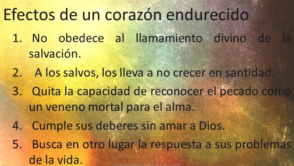 Vivir en libertad: Endurecimiento: Callos en el corazón