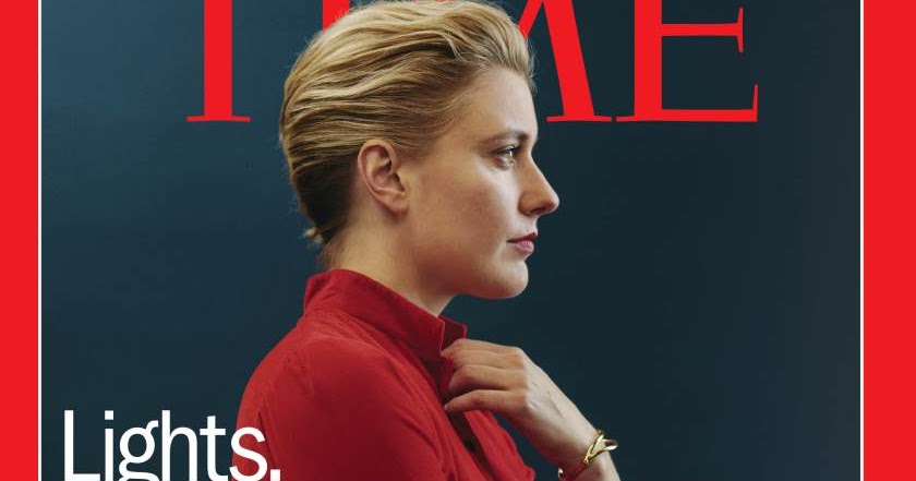 my new plaid pants: Greta Gerwig is on the cover of TIME Magazine
