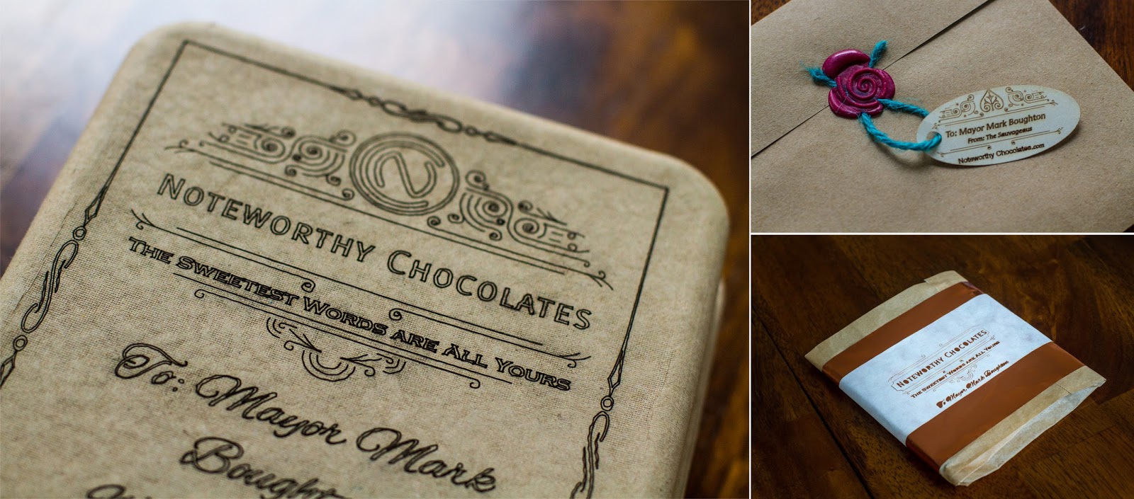 Say It On Chocolate With Noteworthy Chocolates » Local Food Rocks