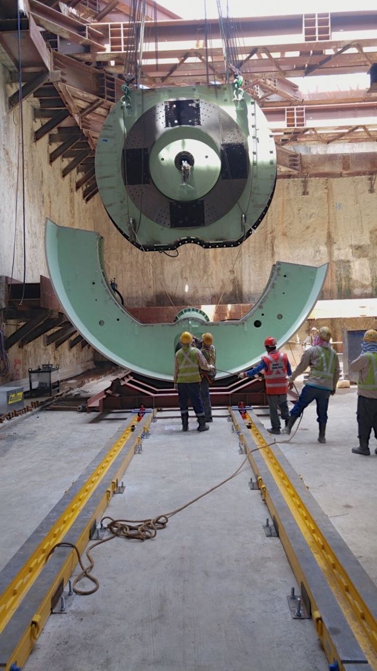 Thomson Line Construction: Gardens By The Bay - TBM Assembly