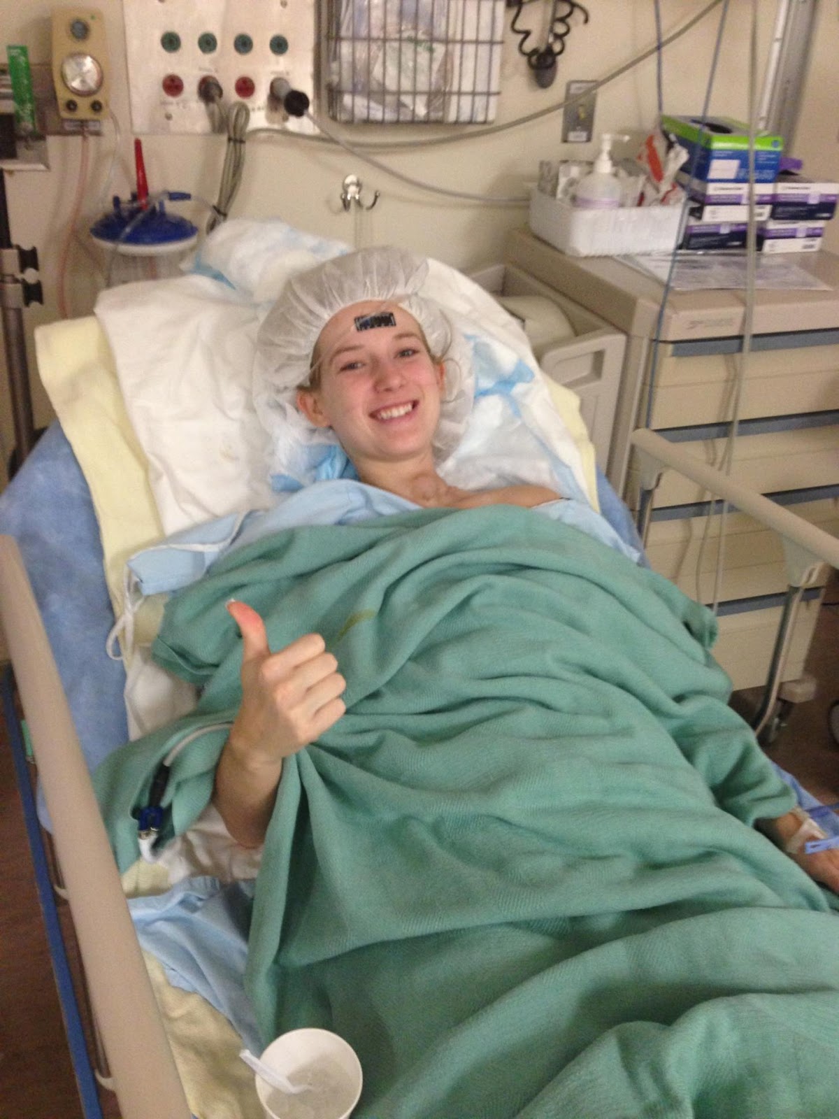 Madeleine's Blog: Central line - check!