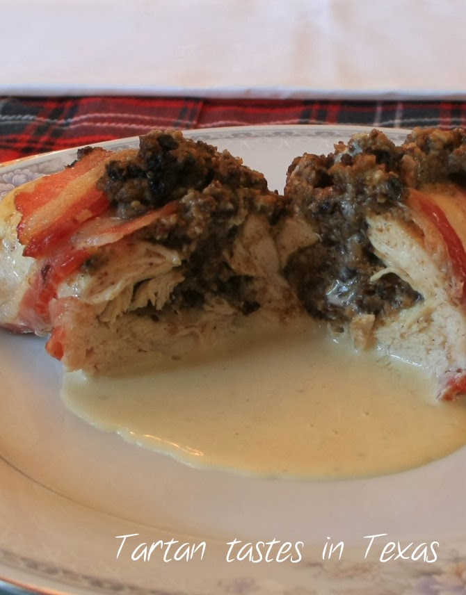 Tartan Tastes in Texas: Scottish recipes - Balmoral Chicken with creamy ...