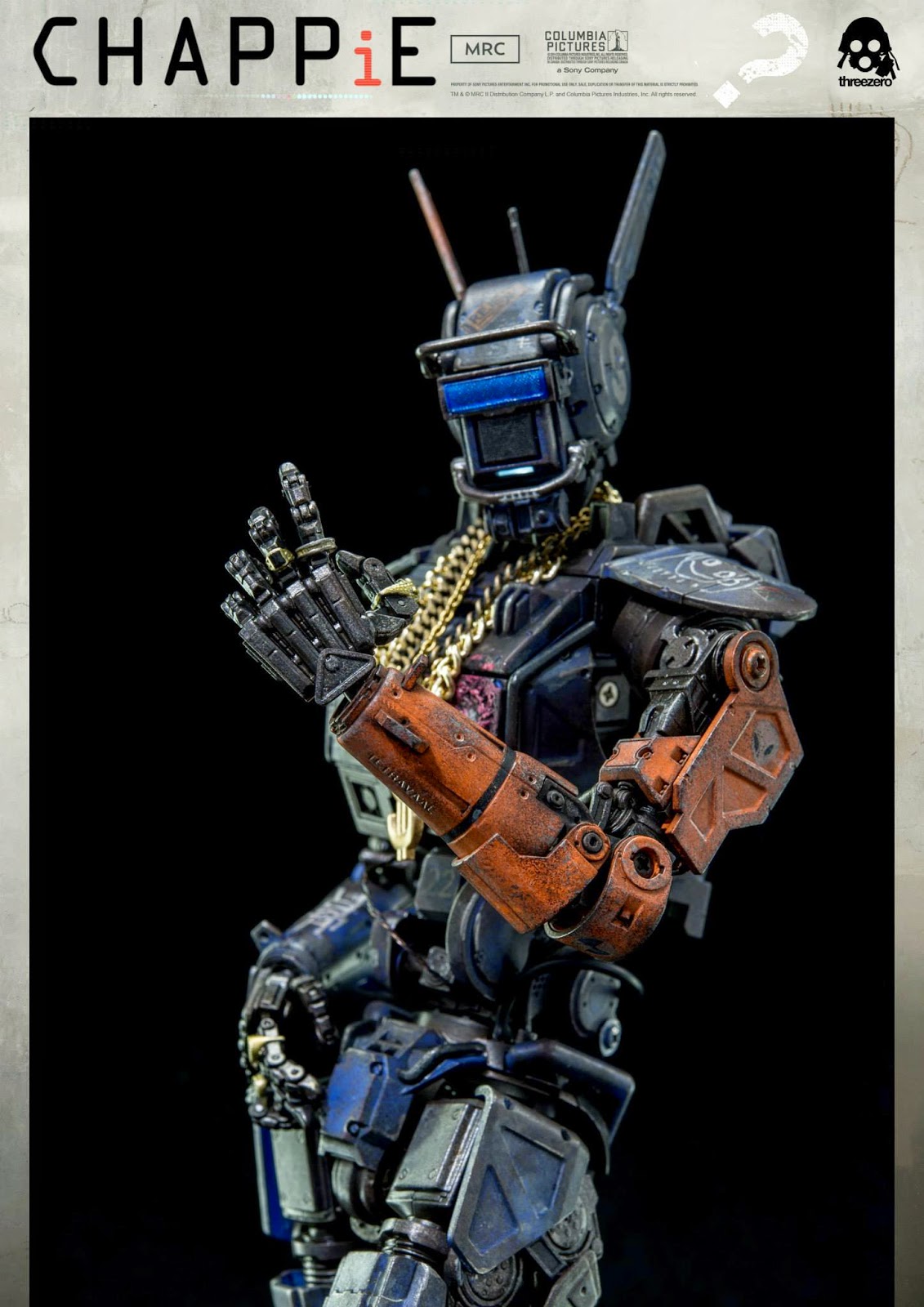 toyhaven: Recently Announced: ThreeZero 1/6th scale CHAPPiE 12-inch ...