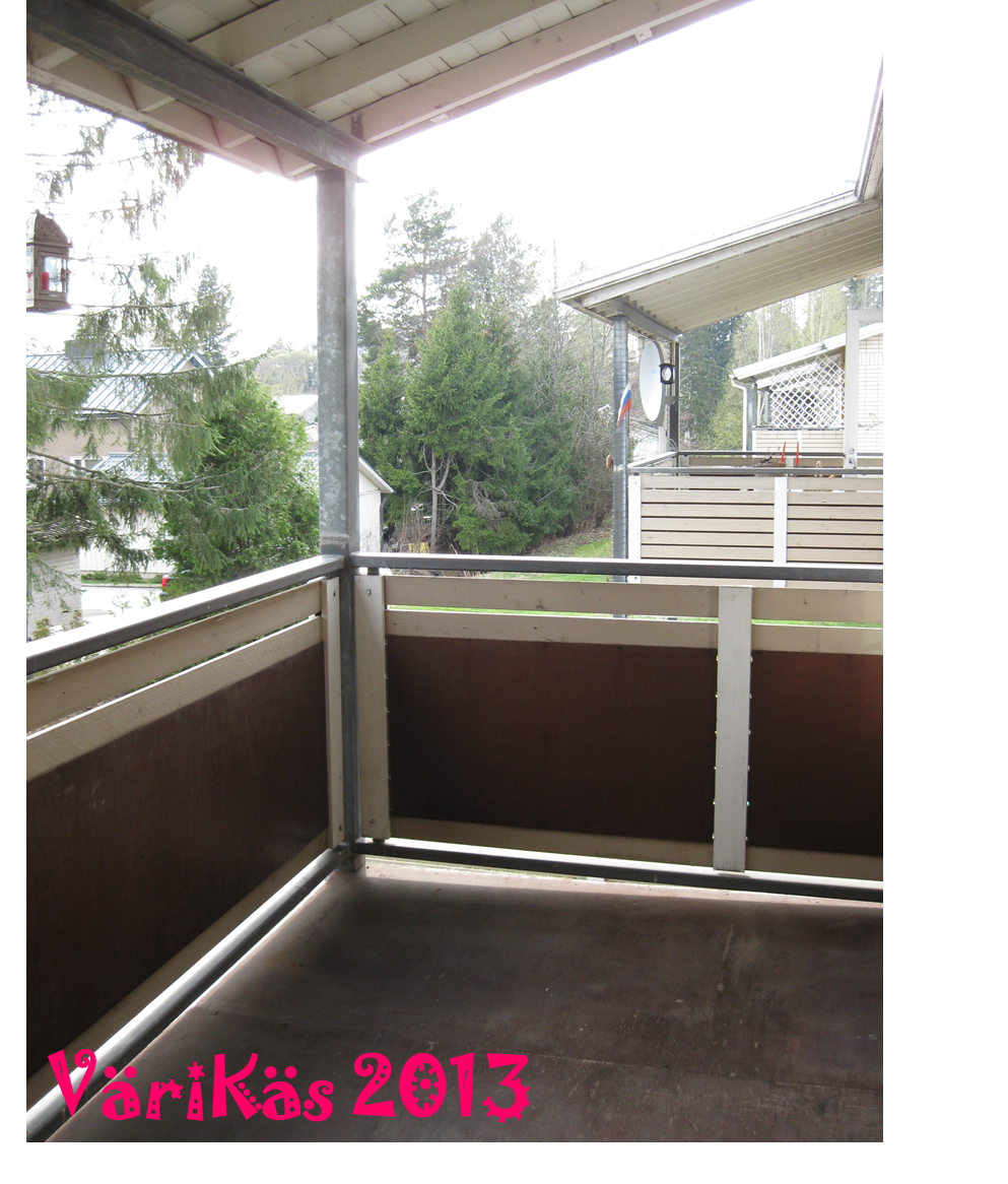 Värikäs: parvekeprojektia