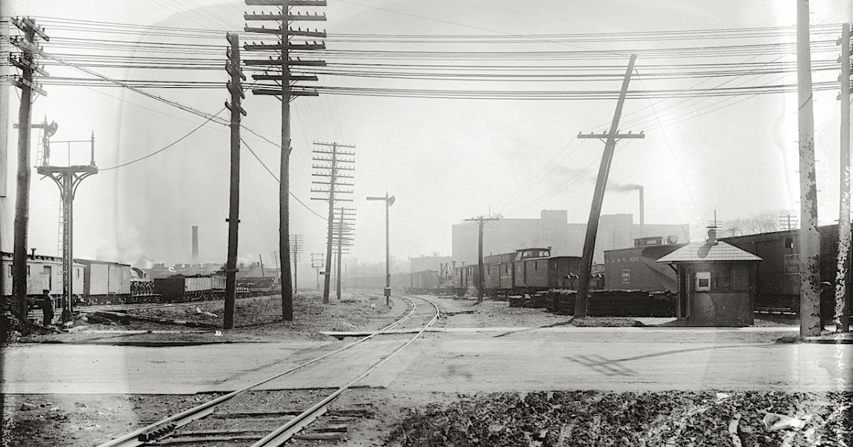 Vintage Railroad Pictures: Geddes St. Yard, Syracuse, 1914