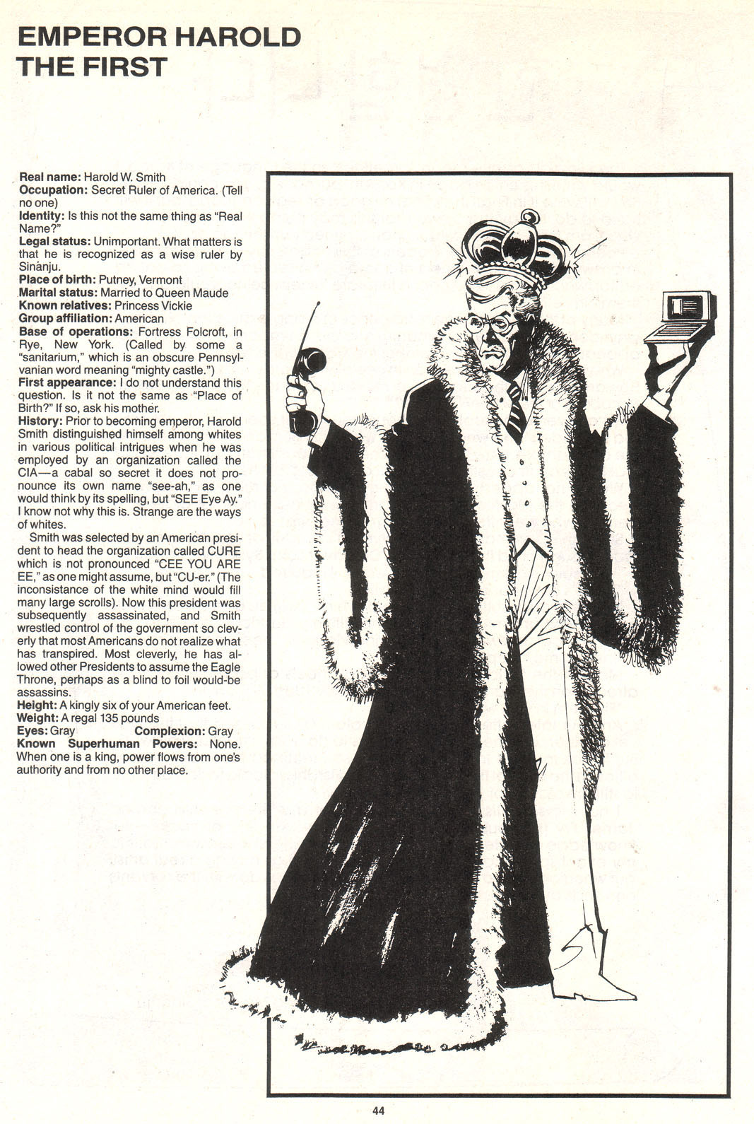 AND DA HORSE YOU RODE IN ON!: THE DESTROYER MAGAZINE #8