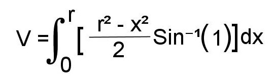Math Principles: Volume Derivation - Sphere