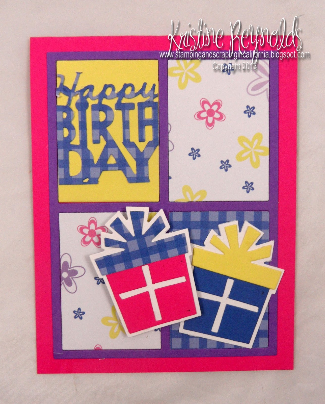 Stamping & Scrapping in California: Grid 2 Die Set