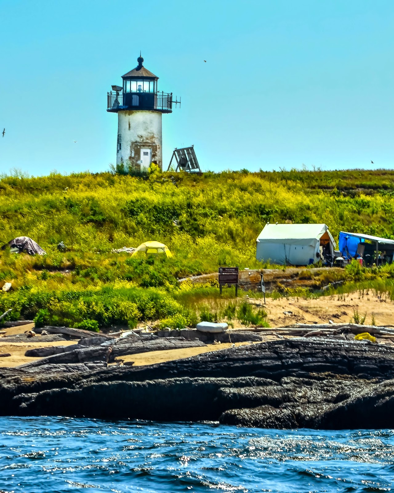 Maine Lighthouses and Beyond: Pond Island Lighthouse