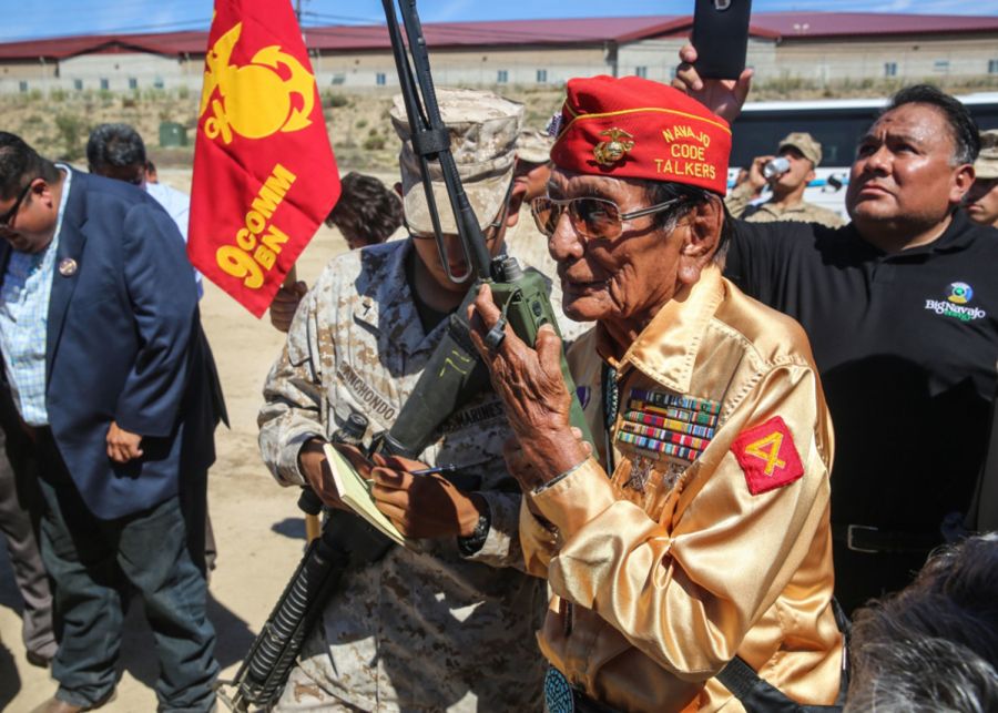 White Wolf : WWII Navajo Code Talker Samuel Tom Holiday Walks On at Age 94