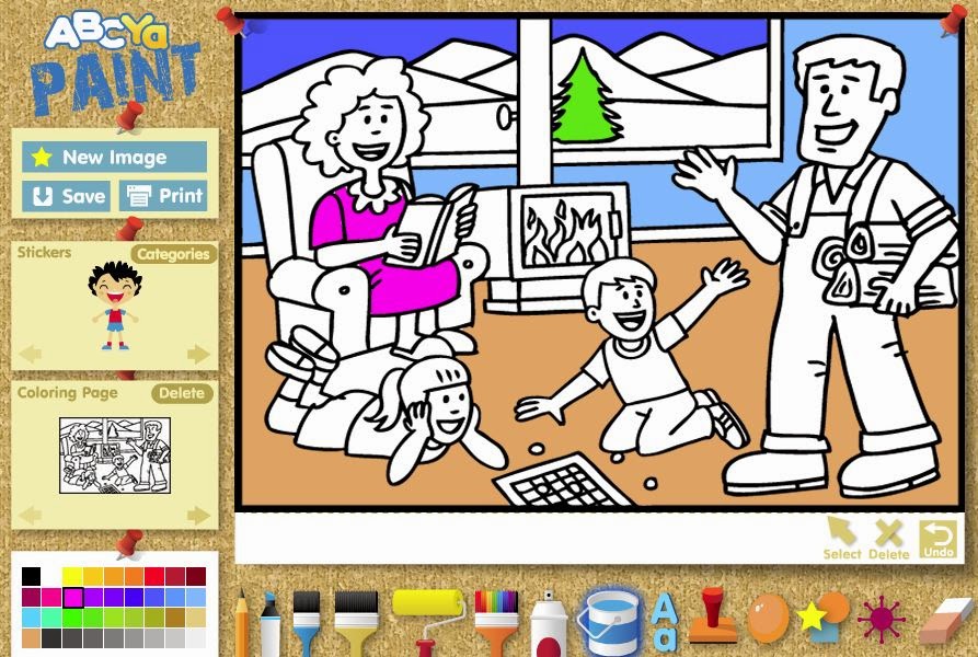 Α Τάξη: Ζωγραφίζω στο ABCya! Paint ~ Ιστολόγιο Πληροφορικής