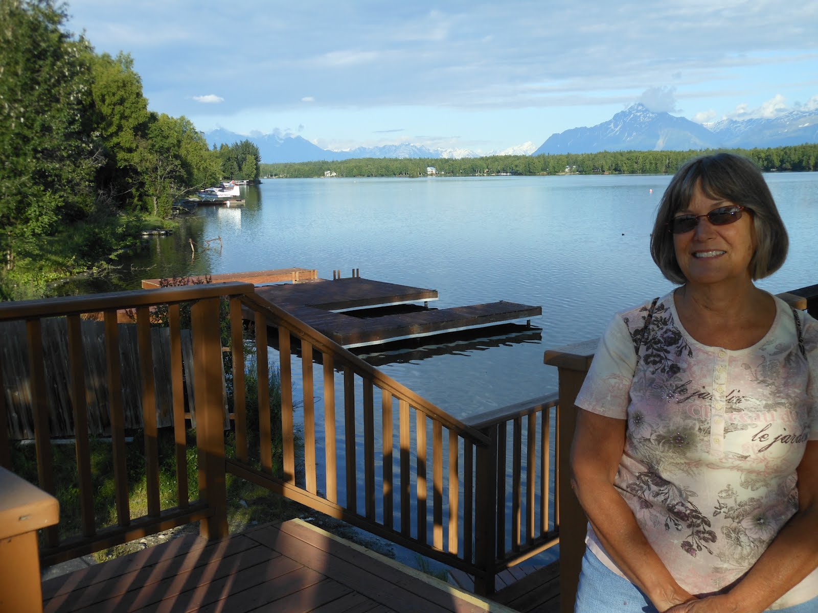 Bike Ride To Alaska: Janet arrives!