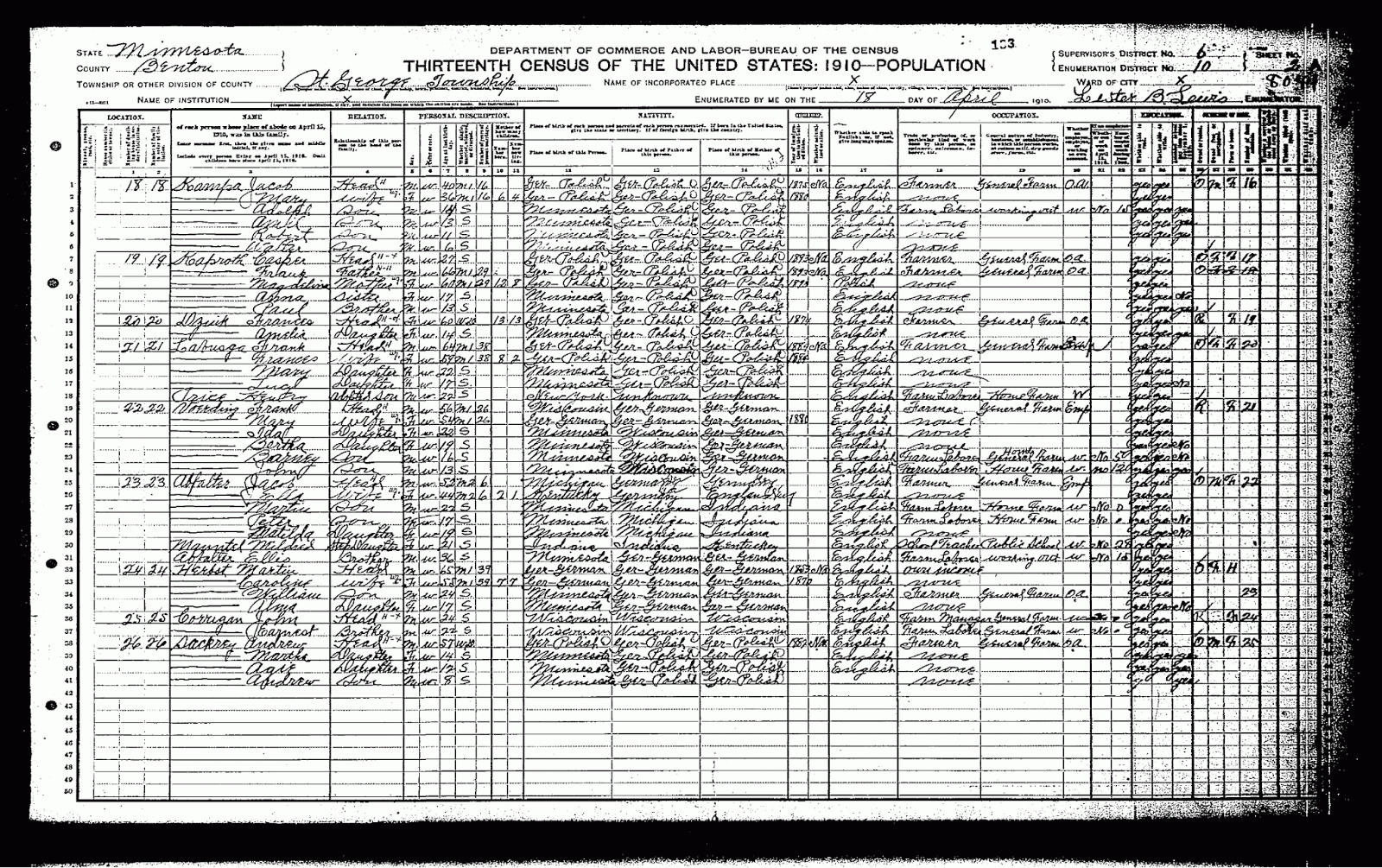 Climbing the Family Tree
