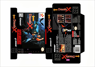 Super Nintendo Labels: Castlevania Dracula X