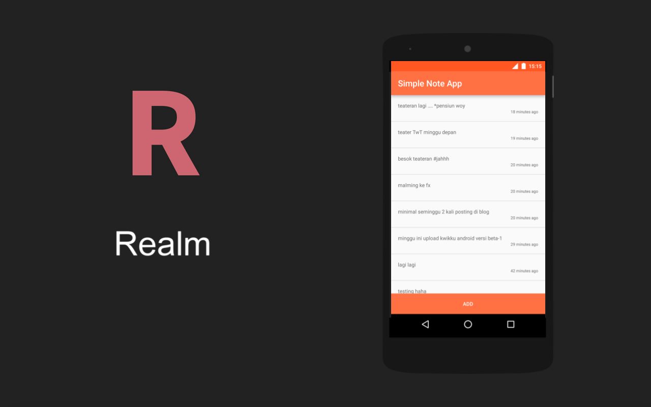 (Tutorial Android) Tutorial CRUD with Realm Android - My Personal Blog